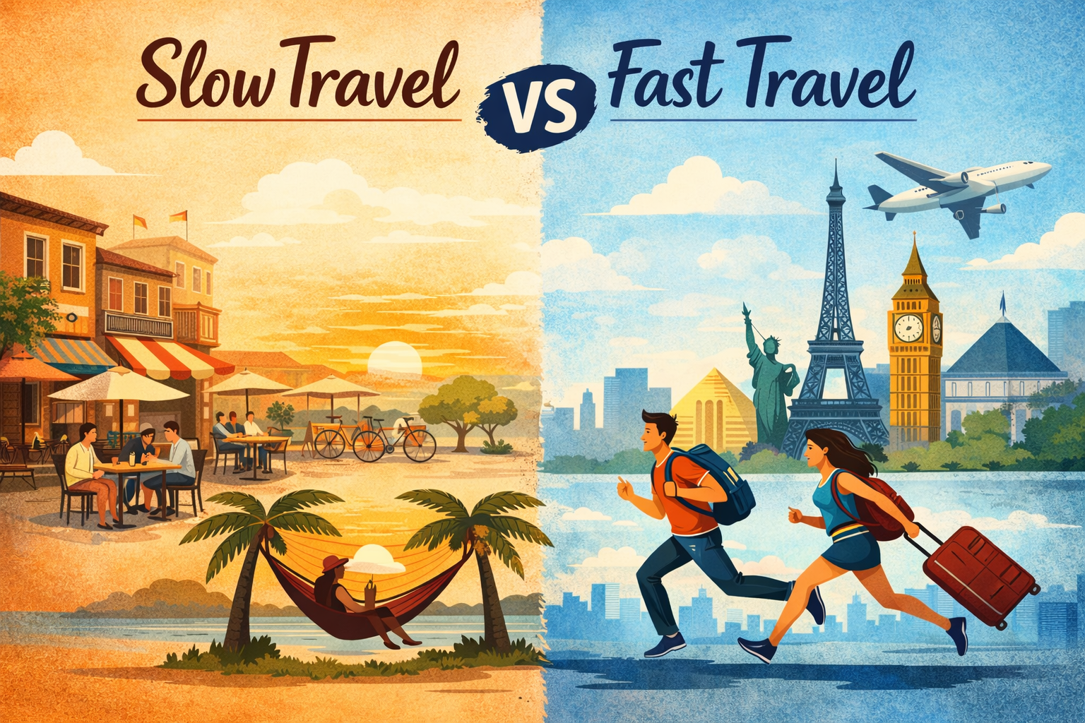 What is the difference between Slow vs Fast Travel?